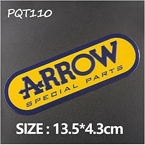 Amazon.com: Motorcycle Exhaust Pipes Decal Sticker Aluminium 3D Heat ...