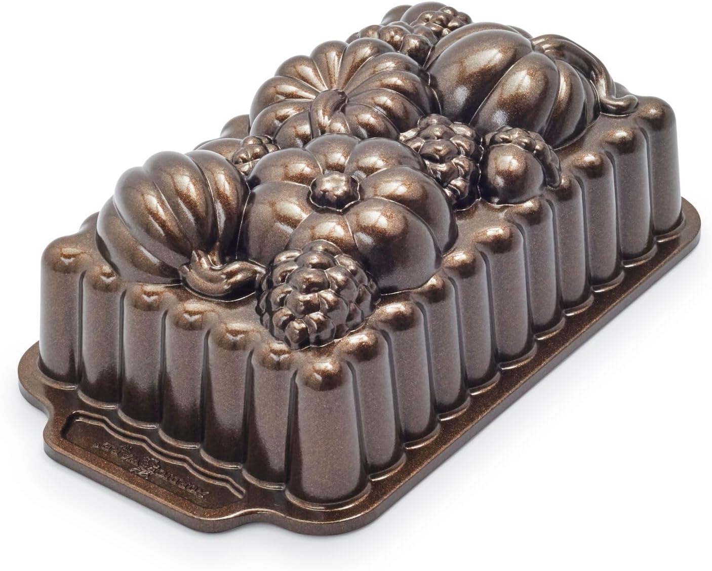 Nordic Ware Harvest Bounty Loaf Pan One Size Bronze Amazon Ca Home