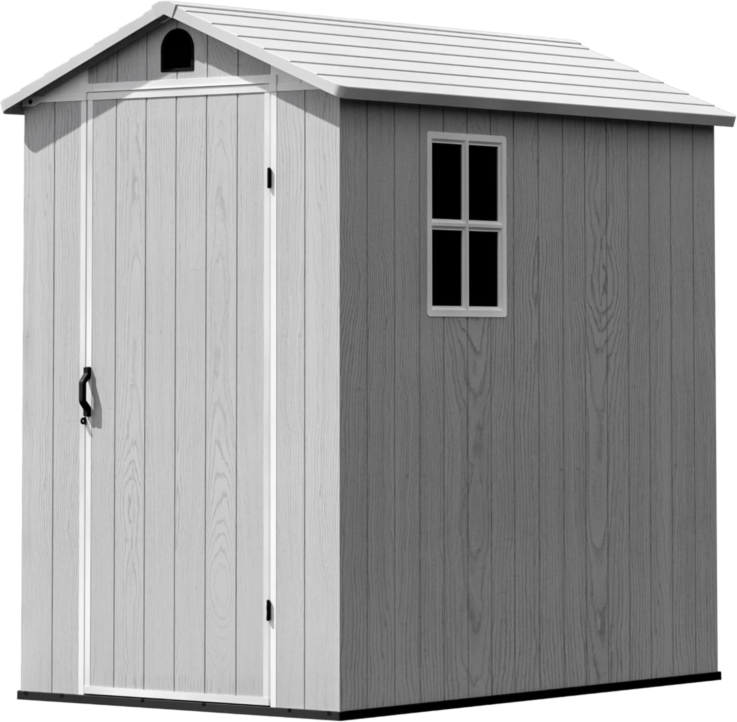 Amazon.com : Greesum 4×6FT Plastic Outdoor Storage Shed with Floor ...