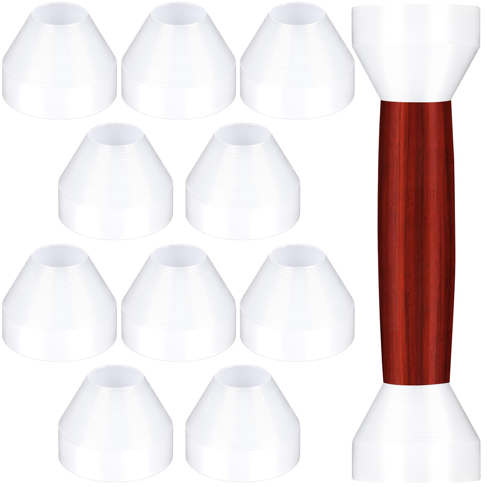 Amazon.com : PAGOW 10 Pack Pen Bushings, White Non-Stick Pen Bushing ...