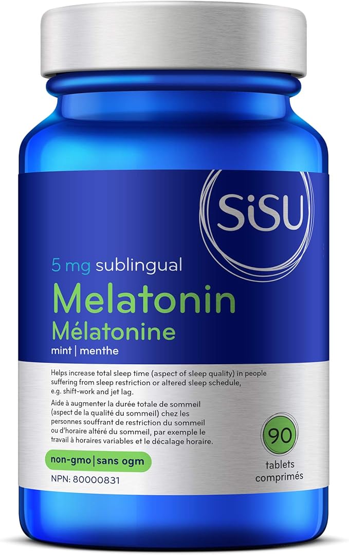 Sisu - Melatonin 5 mg - Tiny, fast-dissolving sublingual tablets helps ...