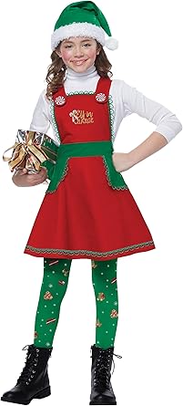 Amazon.com: California Costumes Elf in Charge Girl's Costume, Size ...