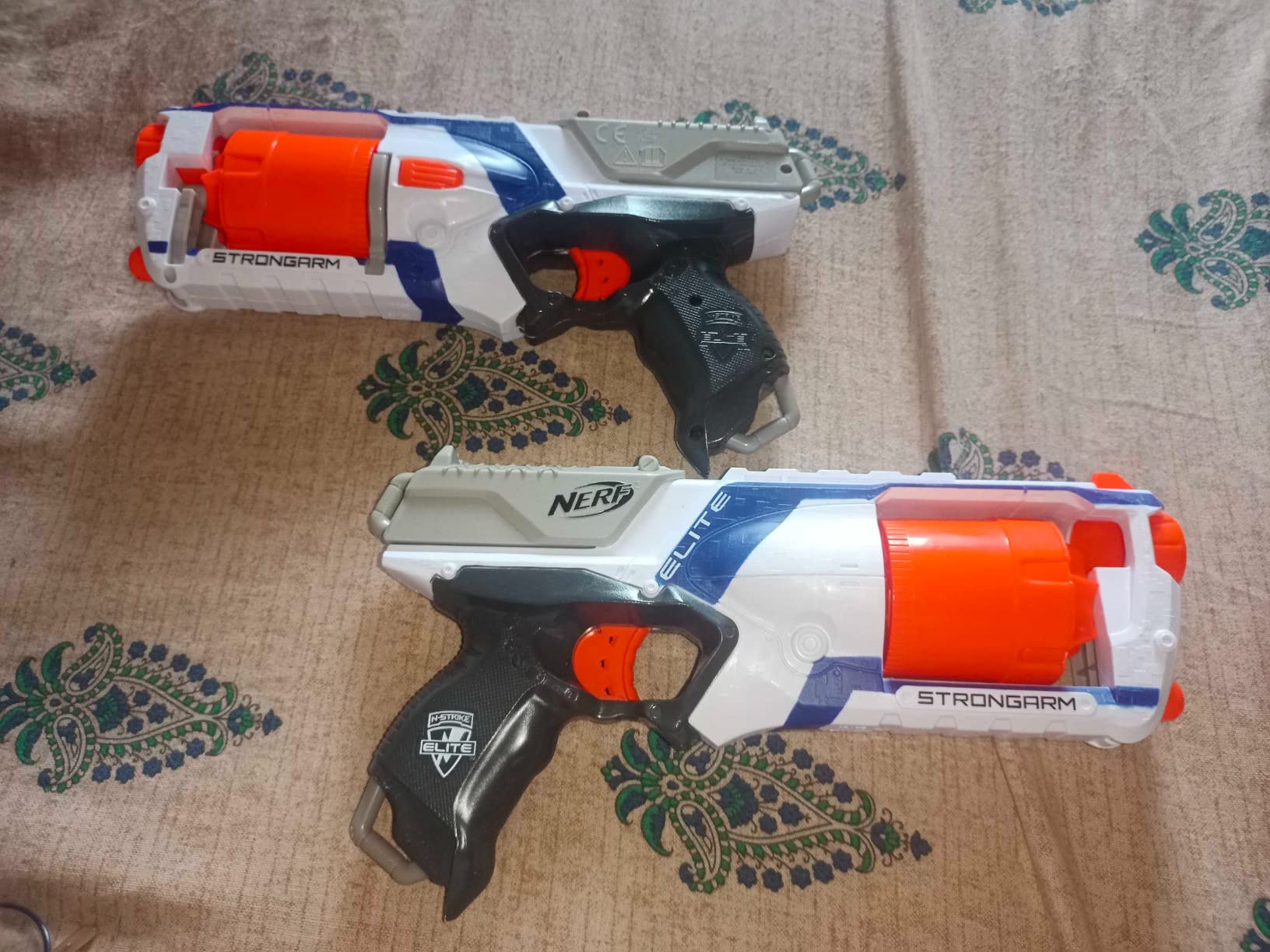 Nerf Elite Strongarm Blaster 2-Pack, 2 Blasters and 12 Official Elite ...