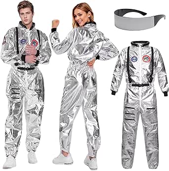 Raveparty Astronaut Kostüm, Space Weltall Kostüm Erwachsene, Karneval ...