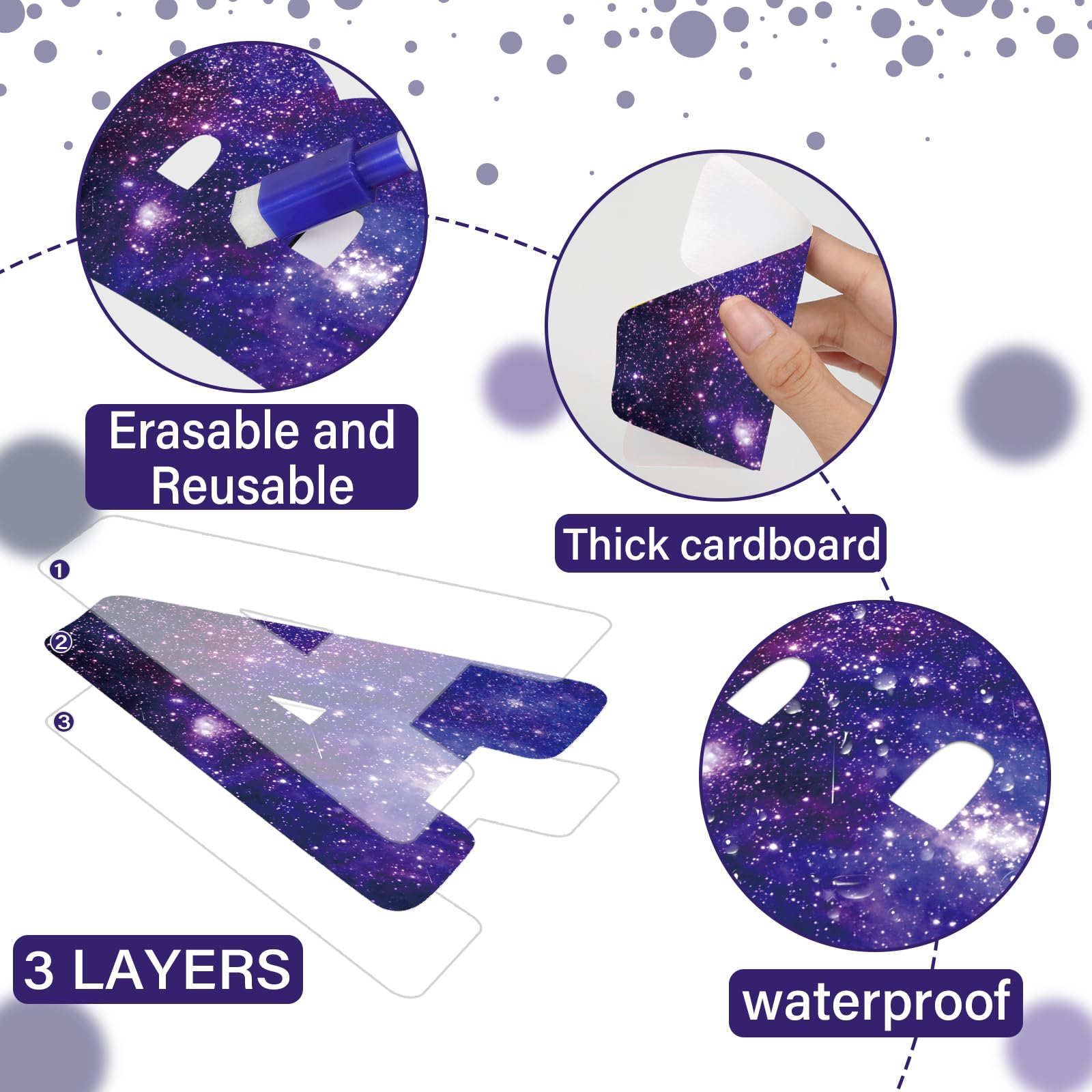 Snapklik.com : 150 PCS Large 6" Font Bulletin Board Letters Outer Space ...