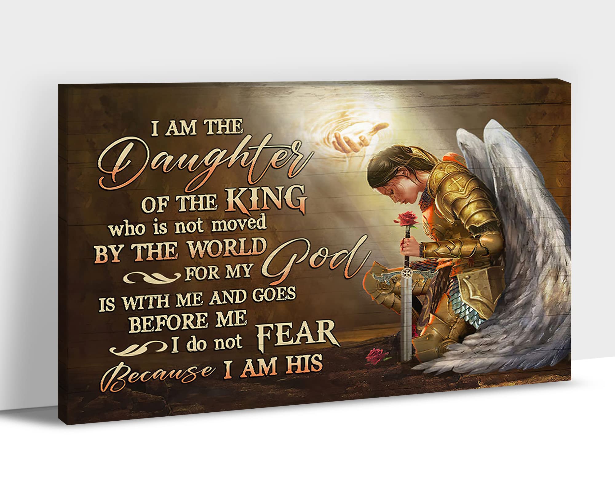 Amazon.com: Warrior Wall Art - Armor Of God Canvas Print Picture For ...