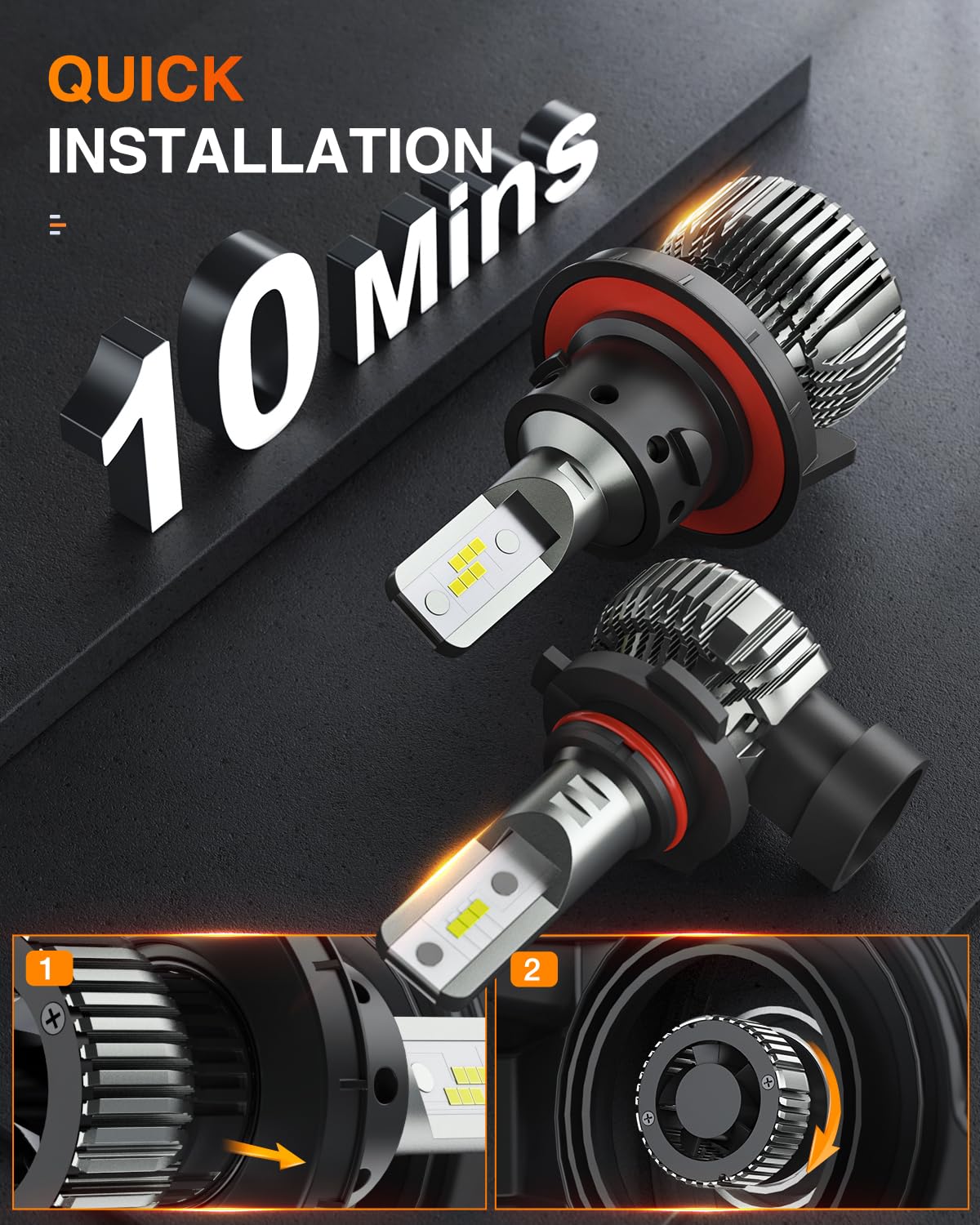 Snapklik.com : H11/H9 LED Bulbs, H8 H16 Fog Lights, Halogen Upgrade ...