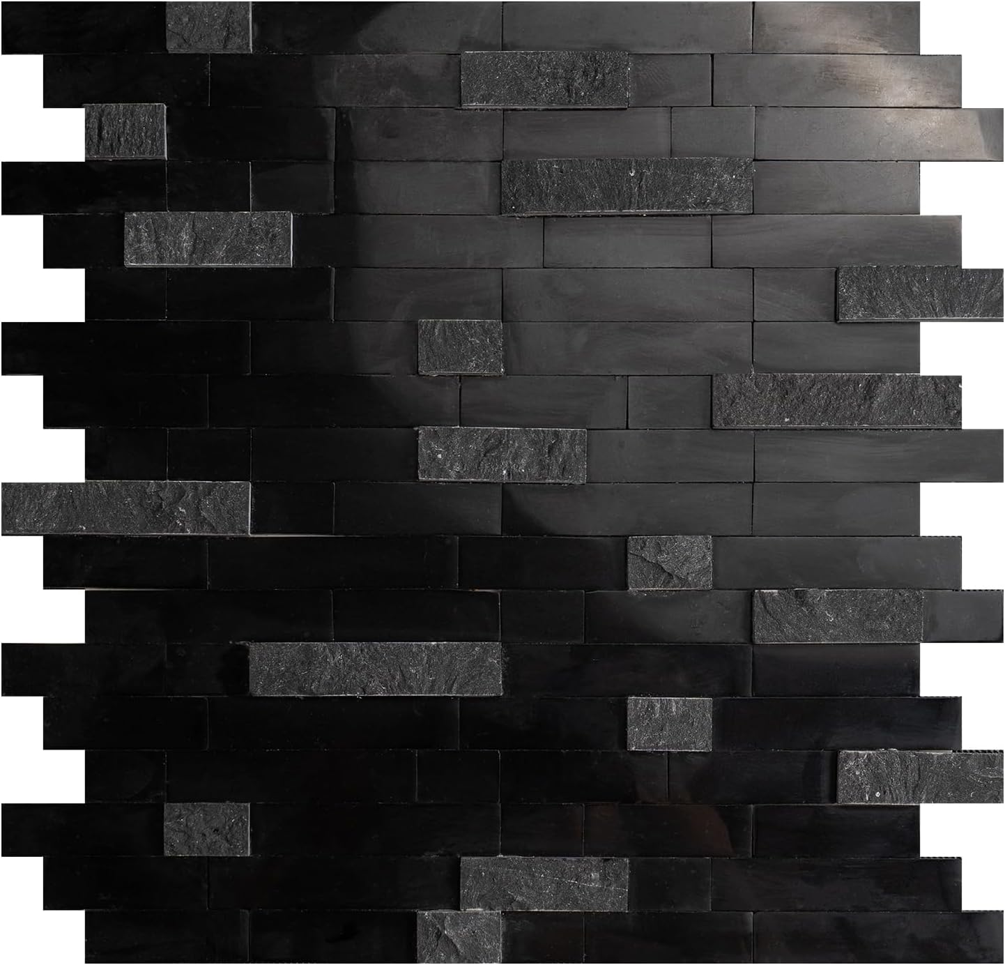 V-MOZZA Peel and Stick Stone Tile, 5-Sheet Peel and Stick Stone Mosaic ...