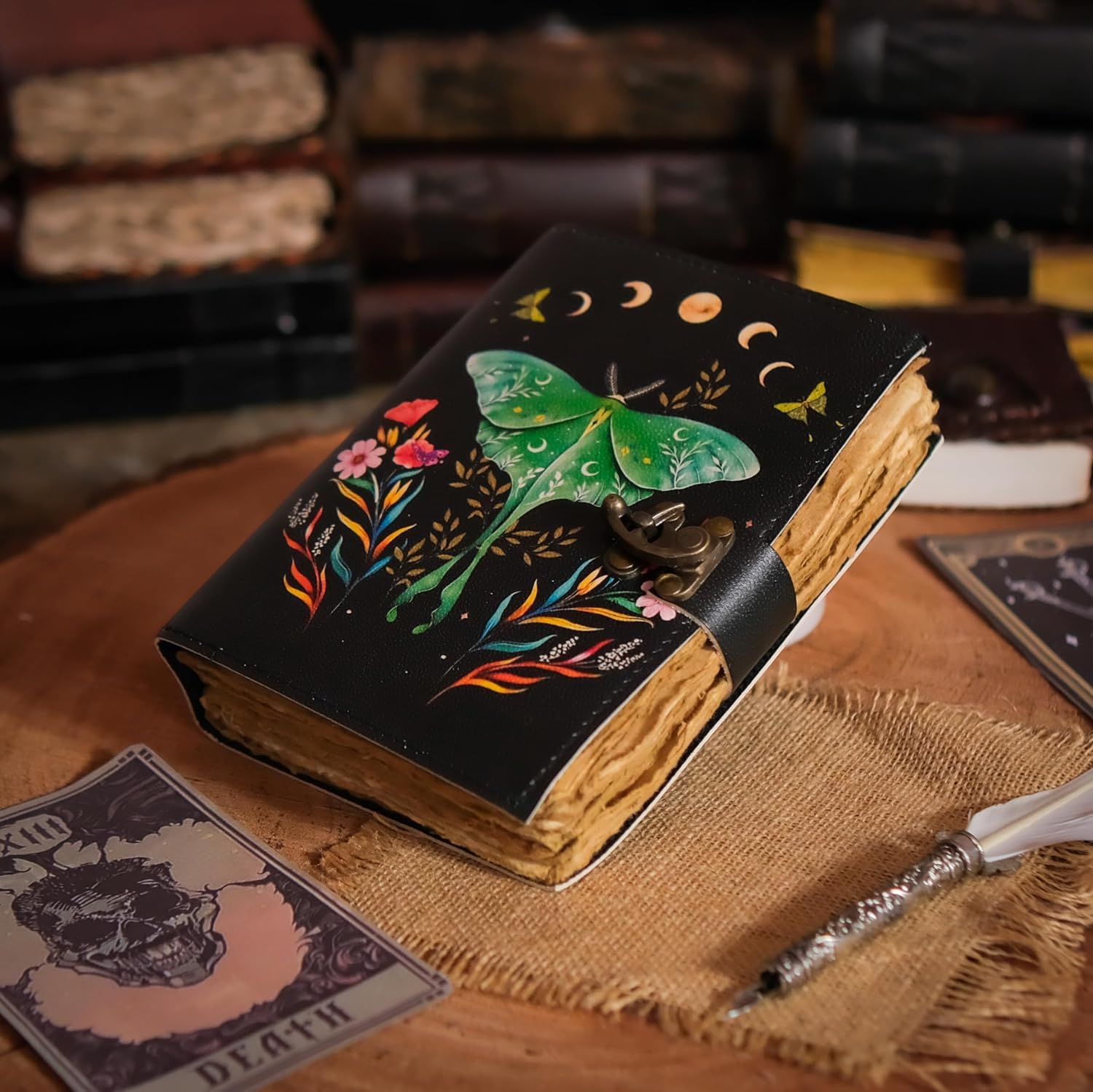 NIZAM HANDICRAFT Vintage Leather Journal diary with lo ck notebook17 ...