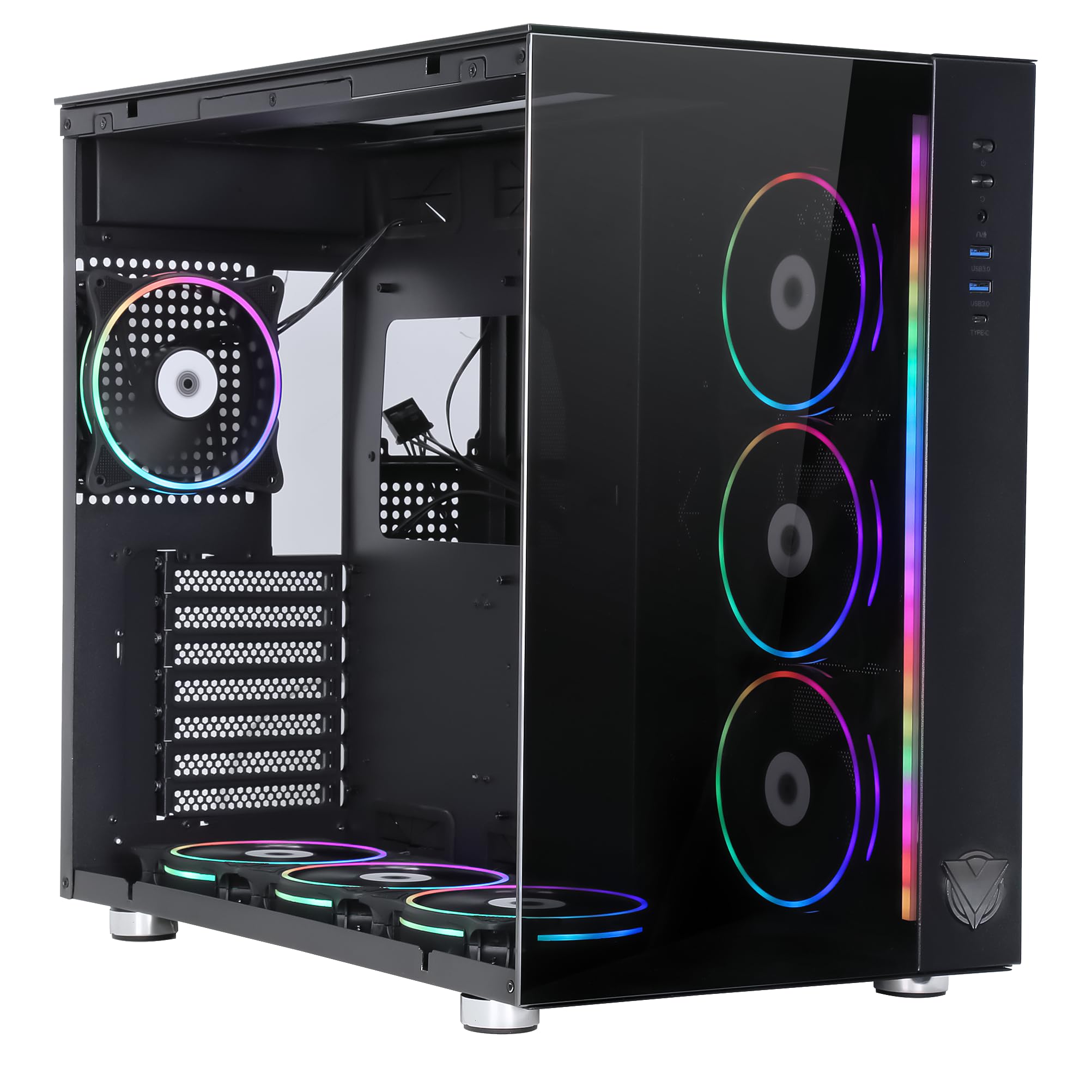 ASA ODYSSEY New Design XL PC Gaming Case with 7 RGB Fans - Premium ...