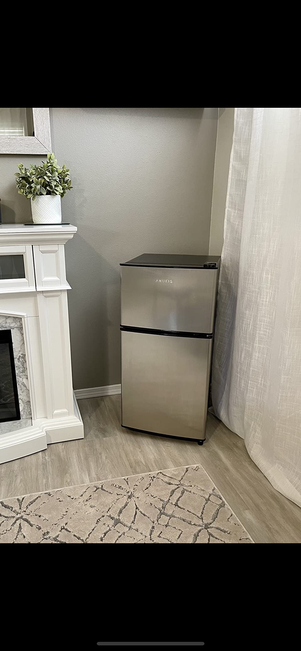 $42/mo - Finance Anukis Compact Refrigerator 3.5 Cu Ft 2 Door Mini ...