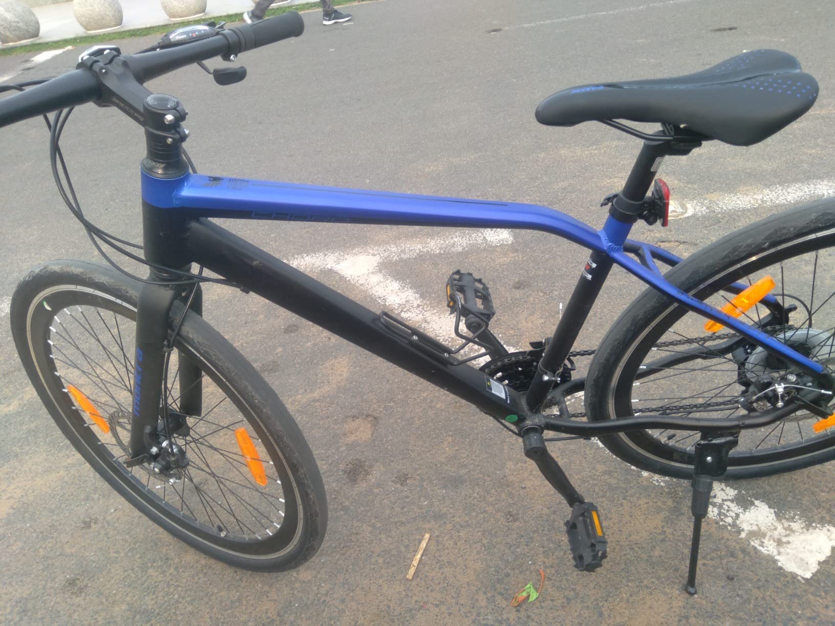 Montra Chord 7X3 Geared with Disc 27.5 Nickel Blue and Black with Grey ...