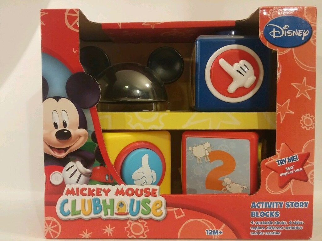 Buy Disneys Mickey Mouse Clubhouse, Activity Story Blocks. by Avner ...