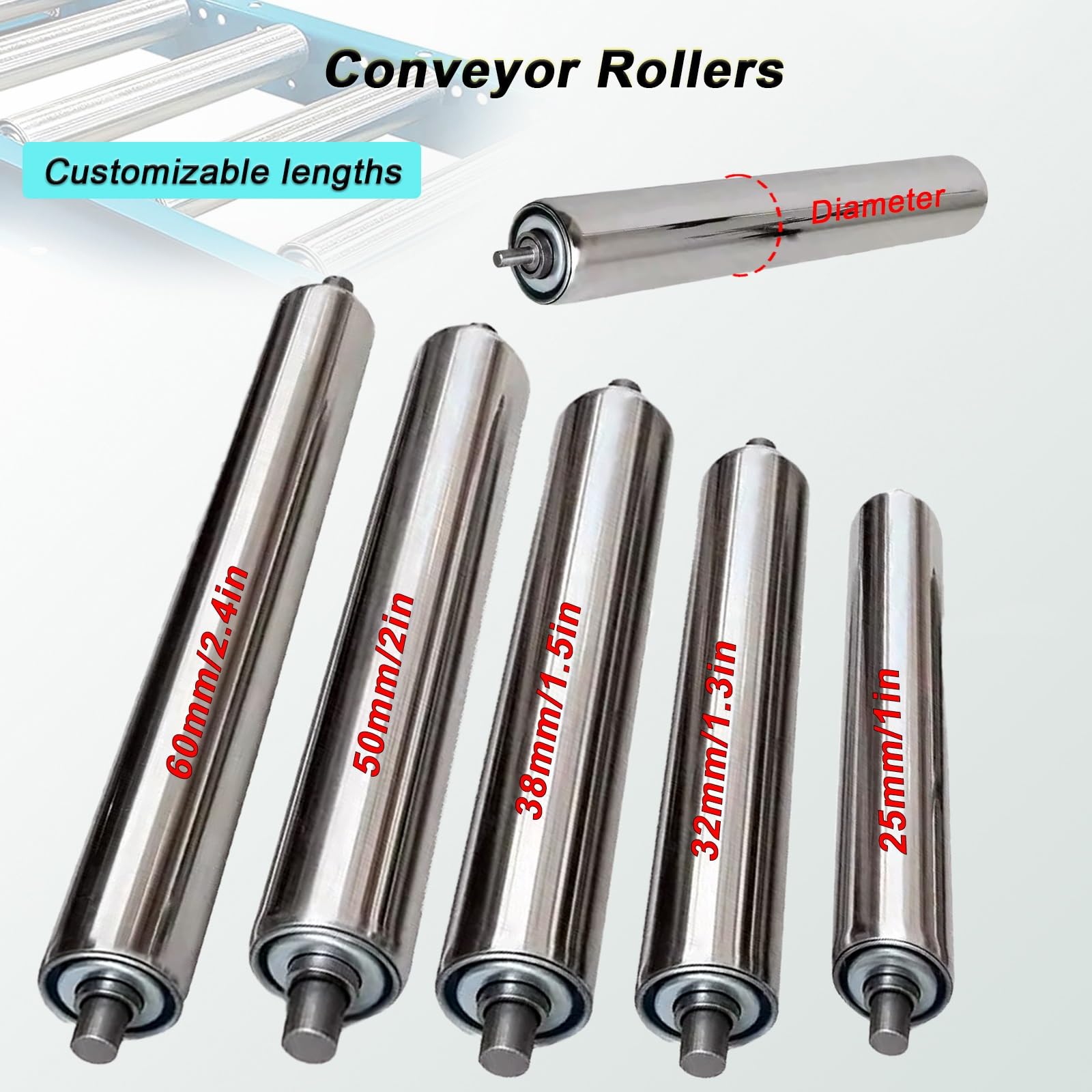 Small Diameter Conveyor Rollers