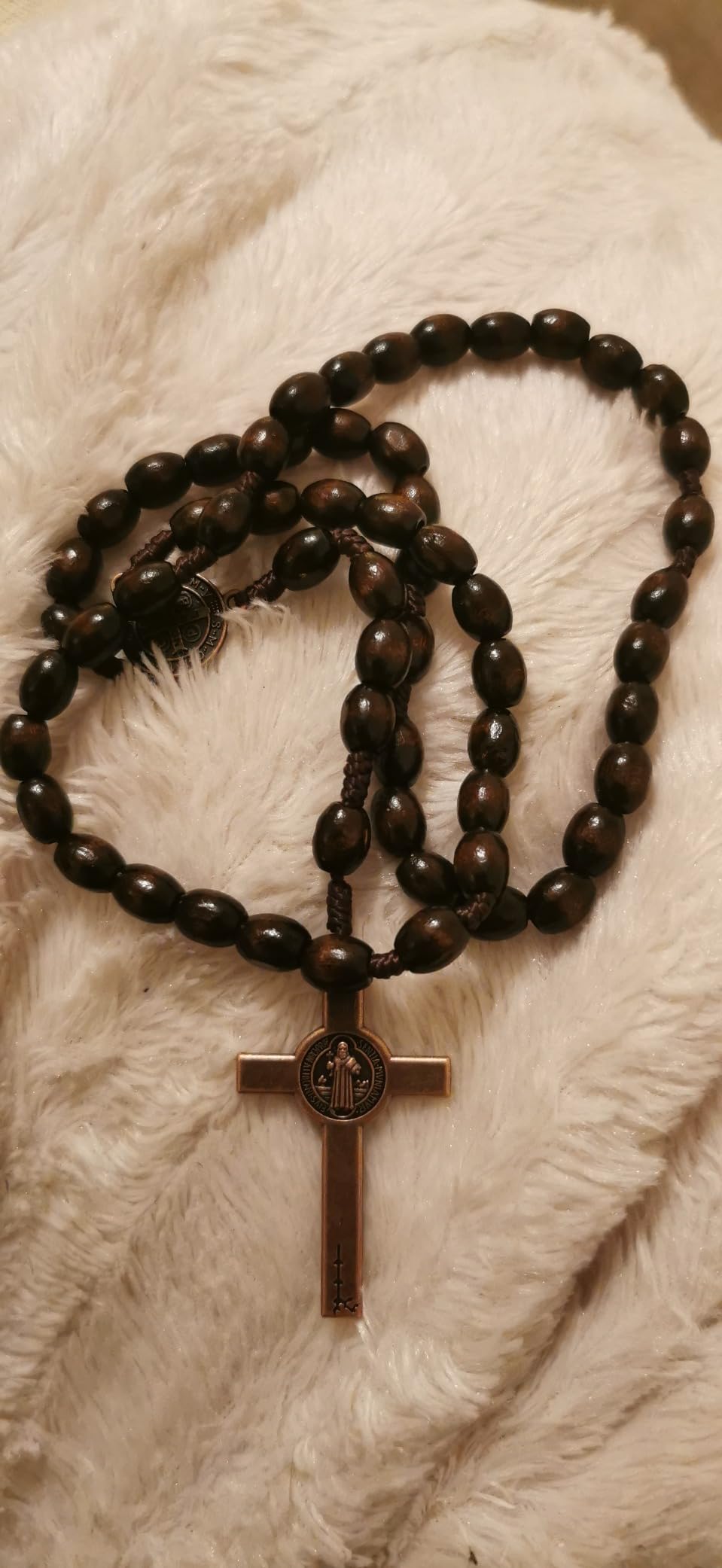 Kuesn Handmade Wooden Catholic Rosaries Rosary Beads Necklace from ...