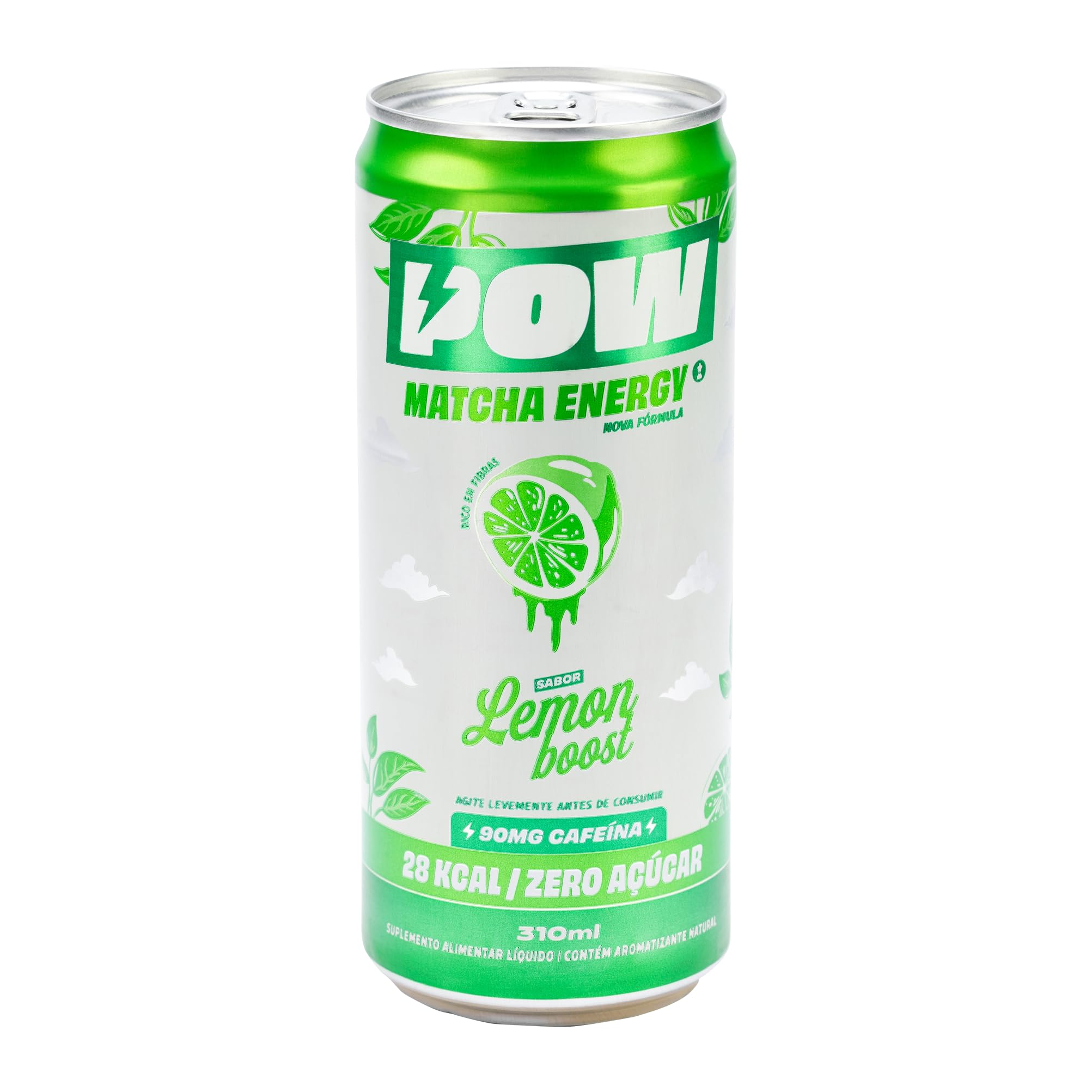 POW Green Energy, Lemonade | Push Matcha Energético | Energia Natural ...