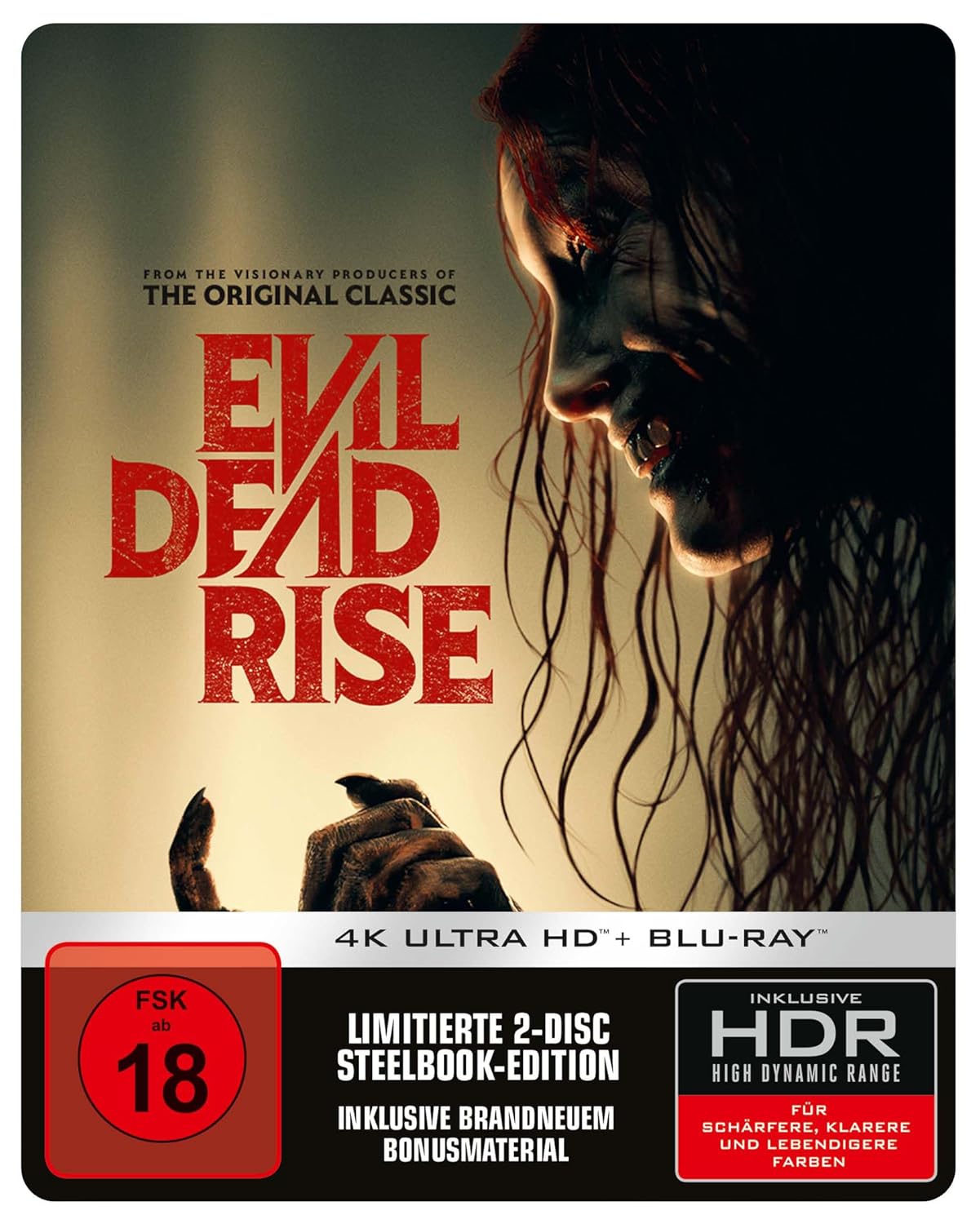 Evil Dead Rise - 4K UHD - Steelbook: Amazon.de: lyssa Sutherland, Lily Sullivan, Morgan Davies ...