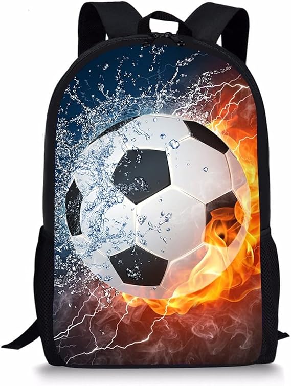 Showudesigns Soccer Rucksack for Boys Backpack School Bags Girls ...