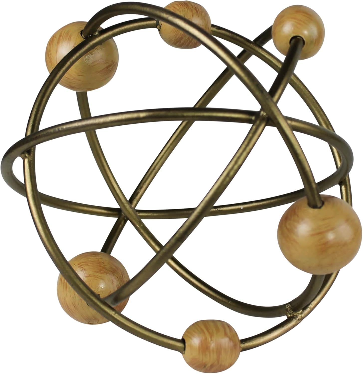Amazon.com: HomArt Oberon Wire & Wood Sphere - Small : Home & Kitchen