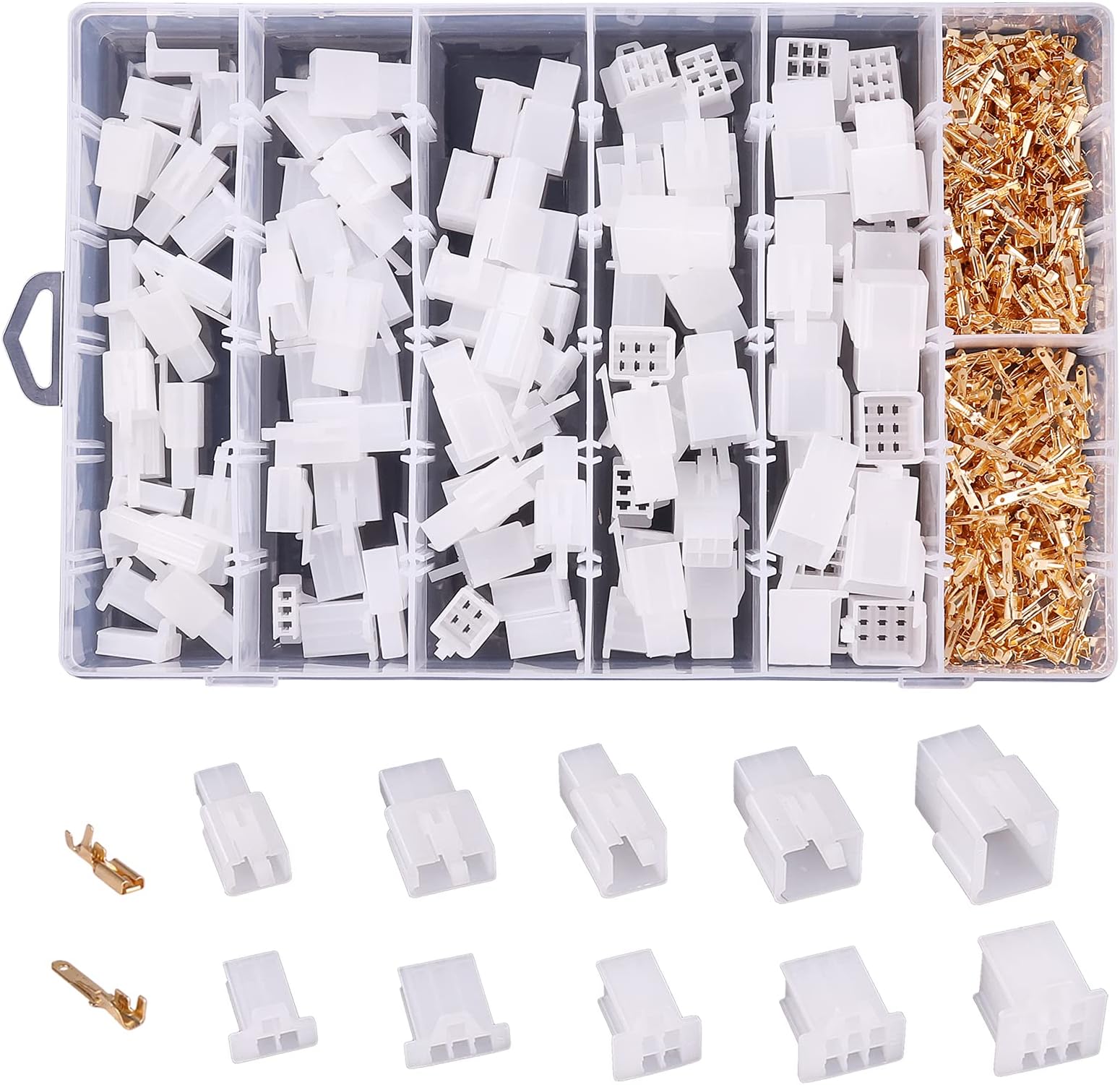 Amazon.com: Kinstecks 580PCS 2.8mm Automotive Connector Kit 2 3 4 6 ...
