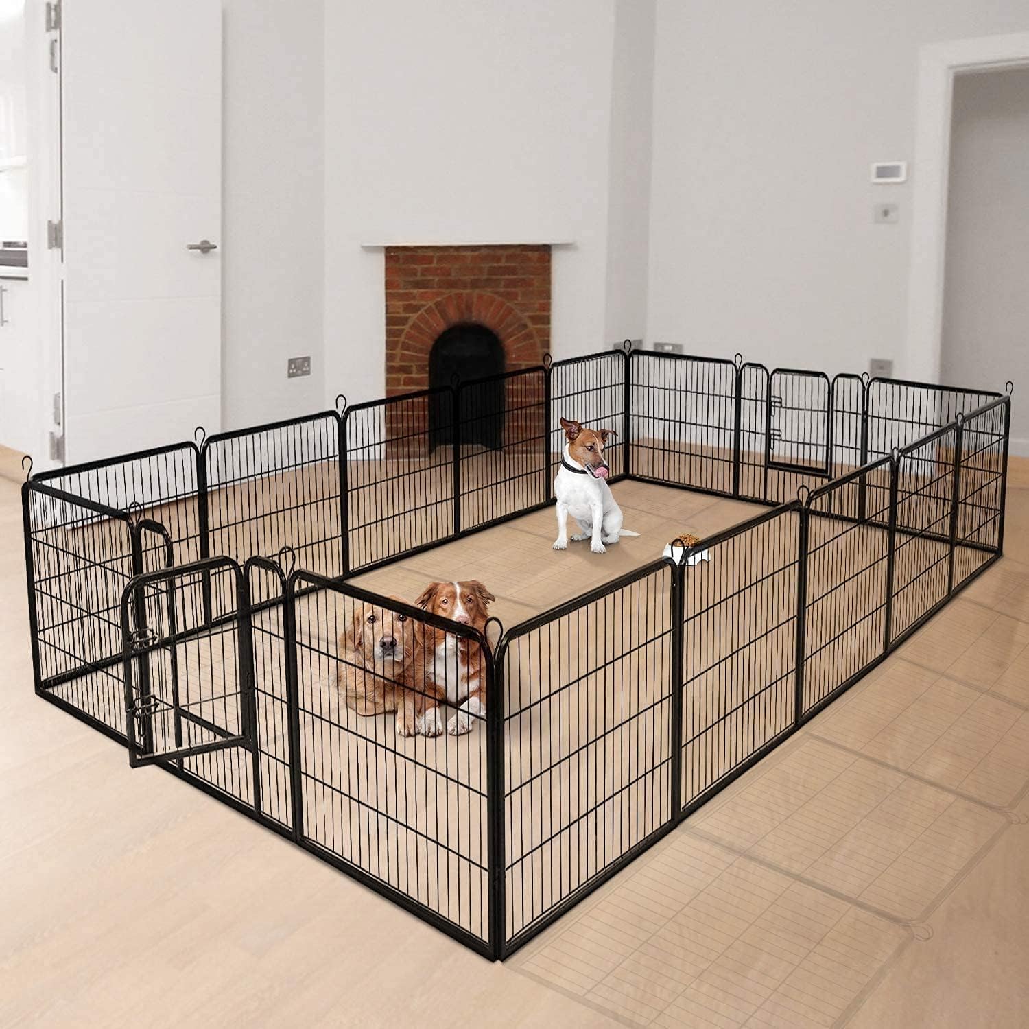 UnderDog Extra Heavy Duty Puppy Play Pen 8 x Panel Playpen Indoor ...