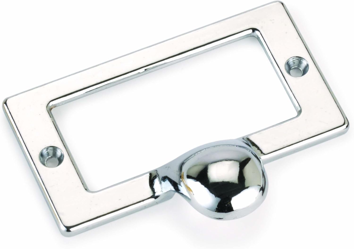 HIGHPOINT Drawer Pull with Card Holder Chrome Finish - Cabinet And ...