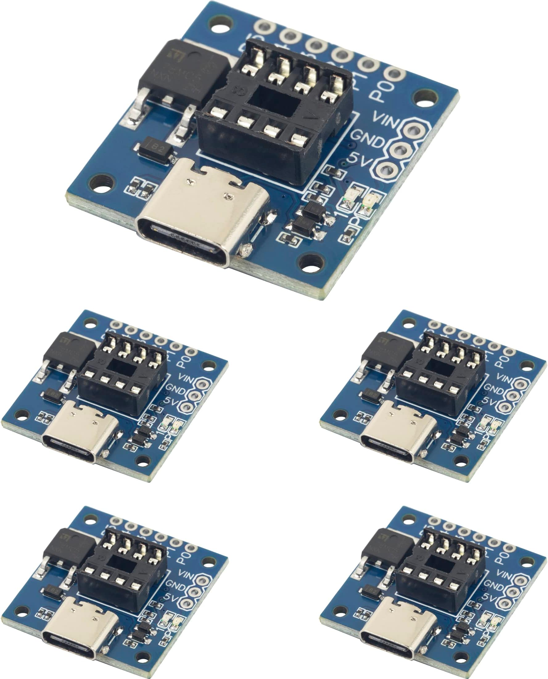 Amazon.com: Oiyagai 2pcs Pluggable Development Board for ATtiny13A ...