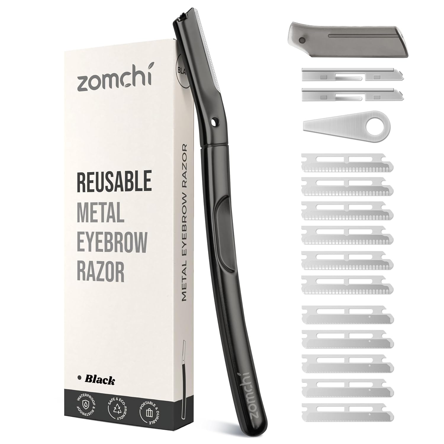 Amazon.com: ZOMCHI Dermaplaning Tool for Face with 11 Refill Blades ...
