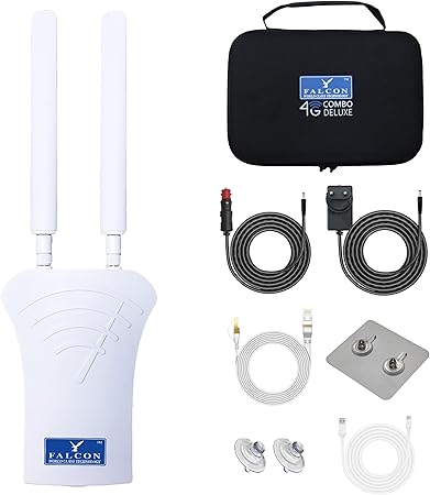 Falcon Mobile WiFi Router 4G Combo Deluxe LTE Antenna with 150Mbps and ...