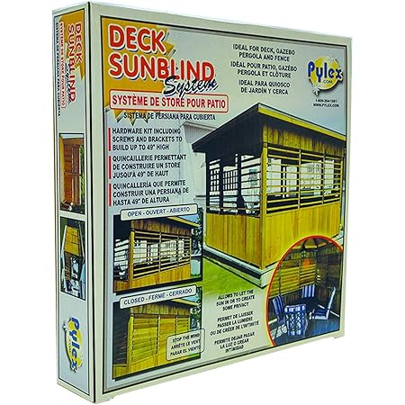 Amazon.com: Pylex 11060 Deck Sunblind System, 122cm, Black : Tools ...