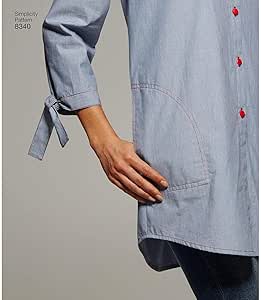 Simplicity Pattern 8340 P5 (12-14-16-18-20) Misses' Shirts with Length ...