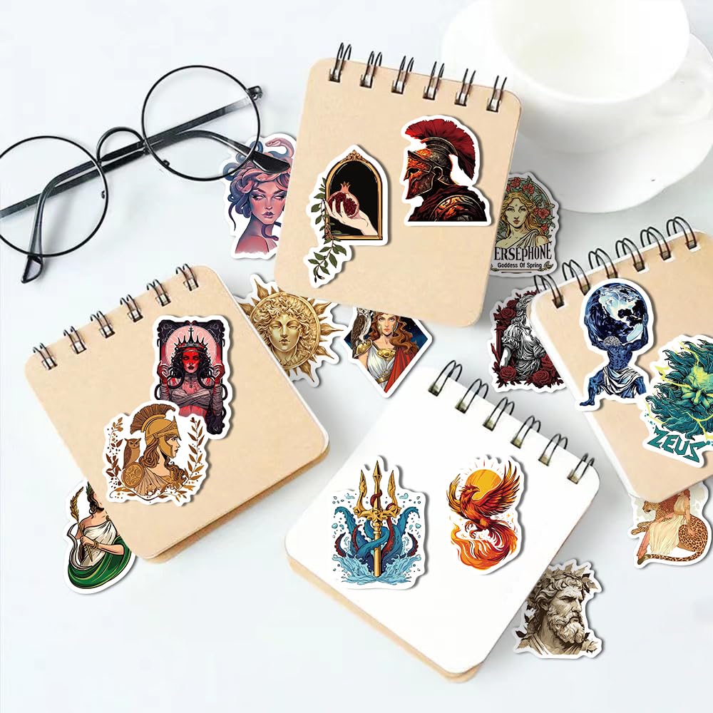 Historical Stickers 90 PCS Greek Mythology Scrapbook Stickers – Vintage ...