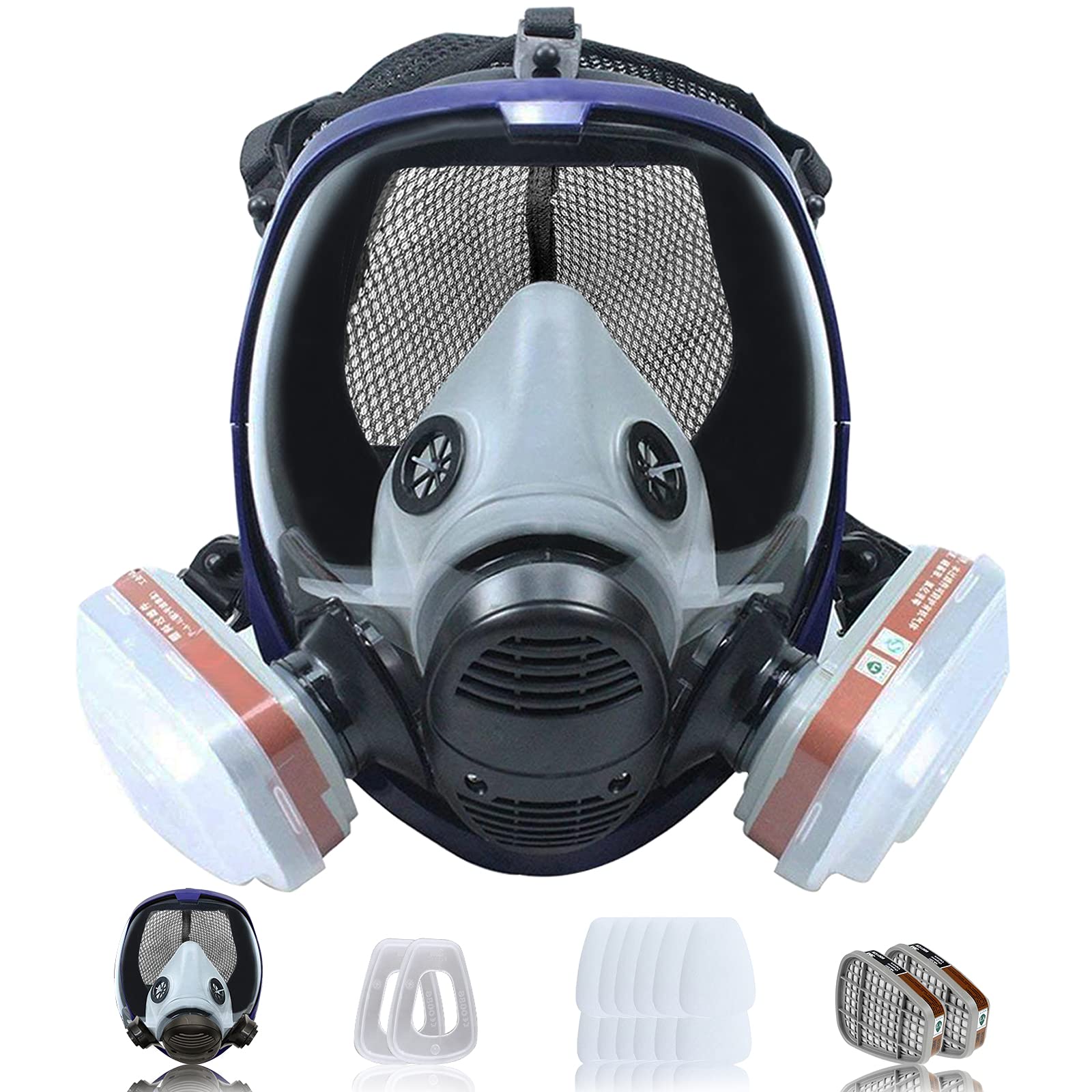 Full Face Mask,Face Protection,Full Face Dust Mask，Meet the Needs of ...