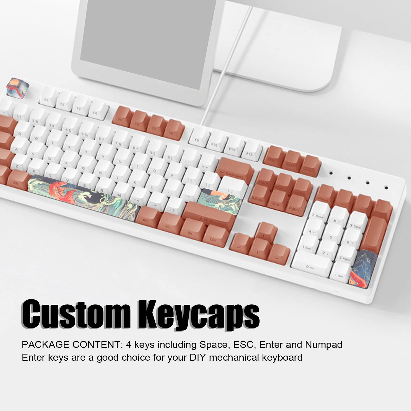 Snapklik.com : Universal Custom Keycap, Heat Sublimation Color Koi ...