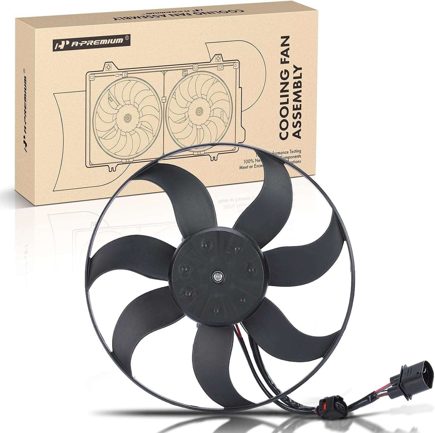Amazon.com: A-Premium Engine Radiator Cooling Fan Assembly Compatible ...