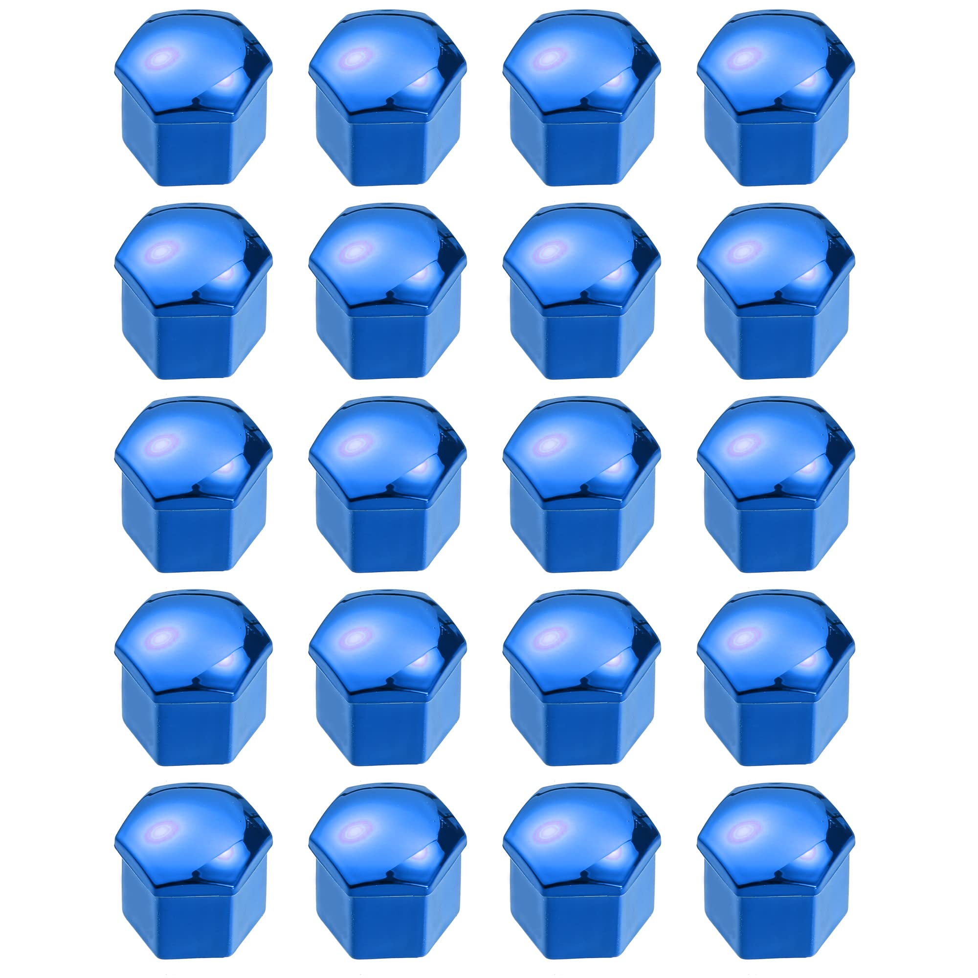 Amazon.com: X AUTOHAUX 20pcs Wheel Lug Nut Cap Covers 19mm Wheel Bolt ...