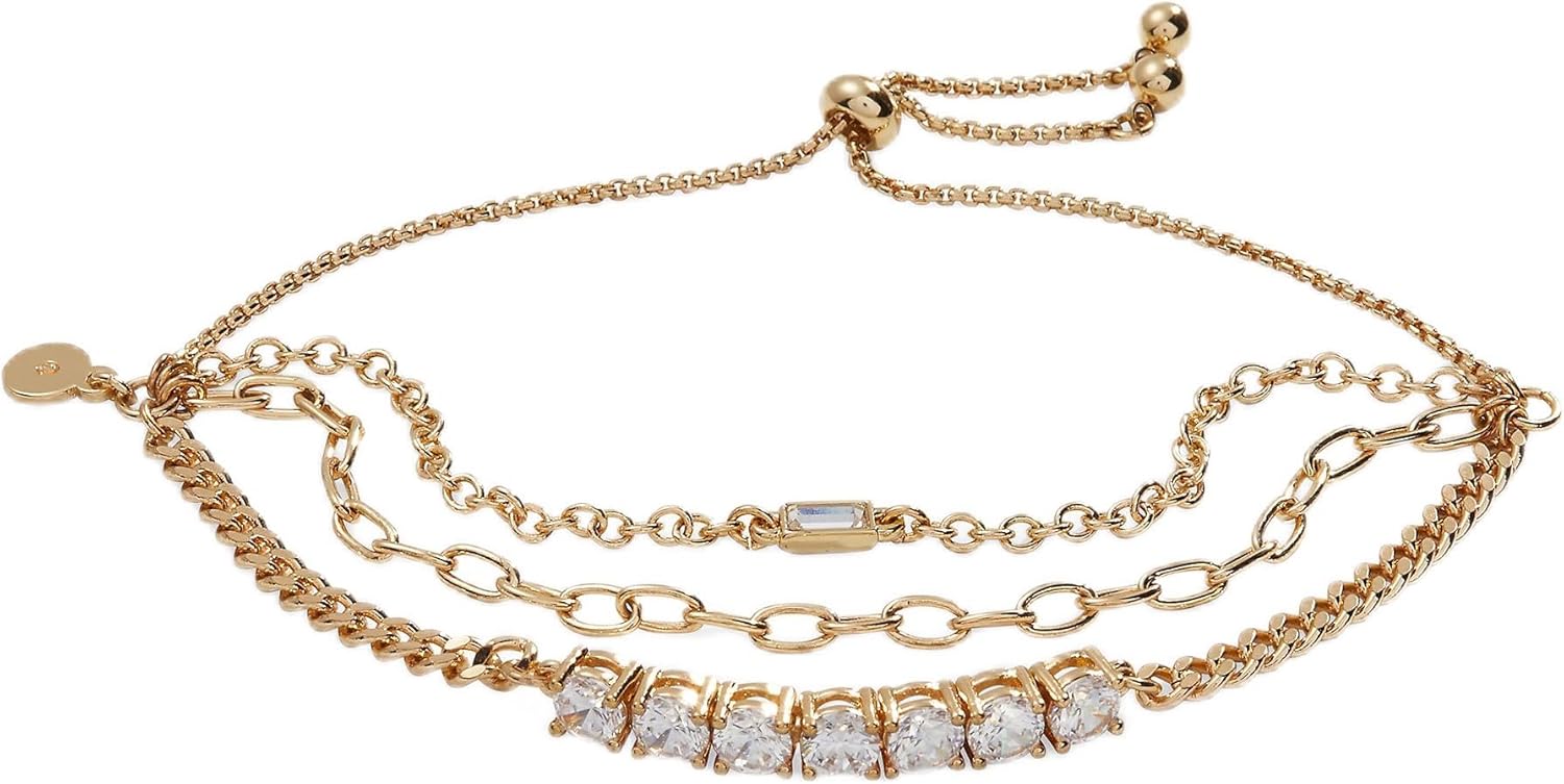 Amazon.com: Alex and Ani Layered Bolo Stack Bracelet, Cubic Zirconia ...