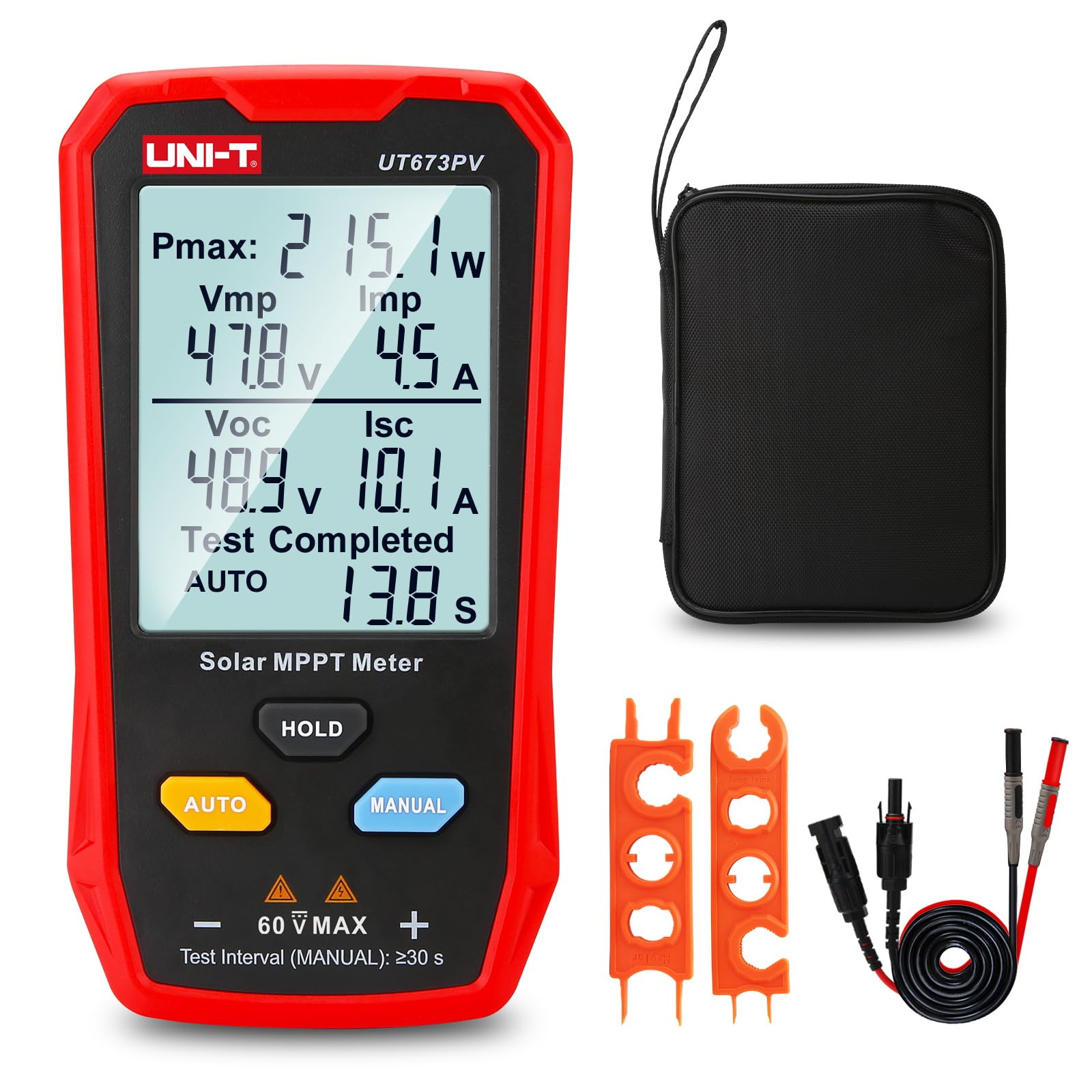 Snapklik.com : UT673PV Solar Panel Tester, Solar MPPT Meter, 800W ...