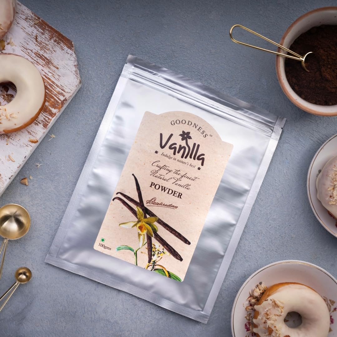 Goodness Vanilla Powder | Natural Vanilla Powder - 1kg : Amazon.in ...