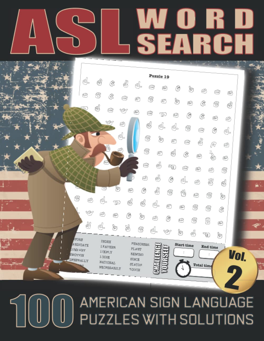 Amazon.com: ASL Word Search - 100 American Sign Language Puzzles With ...