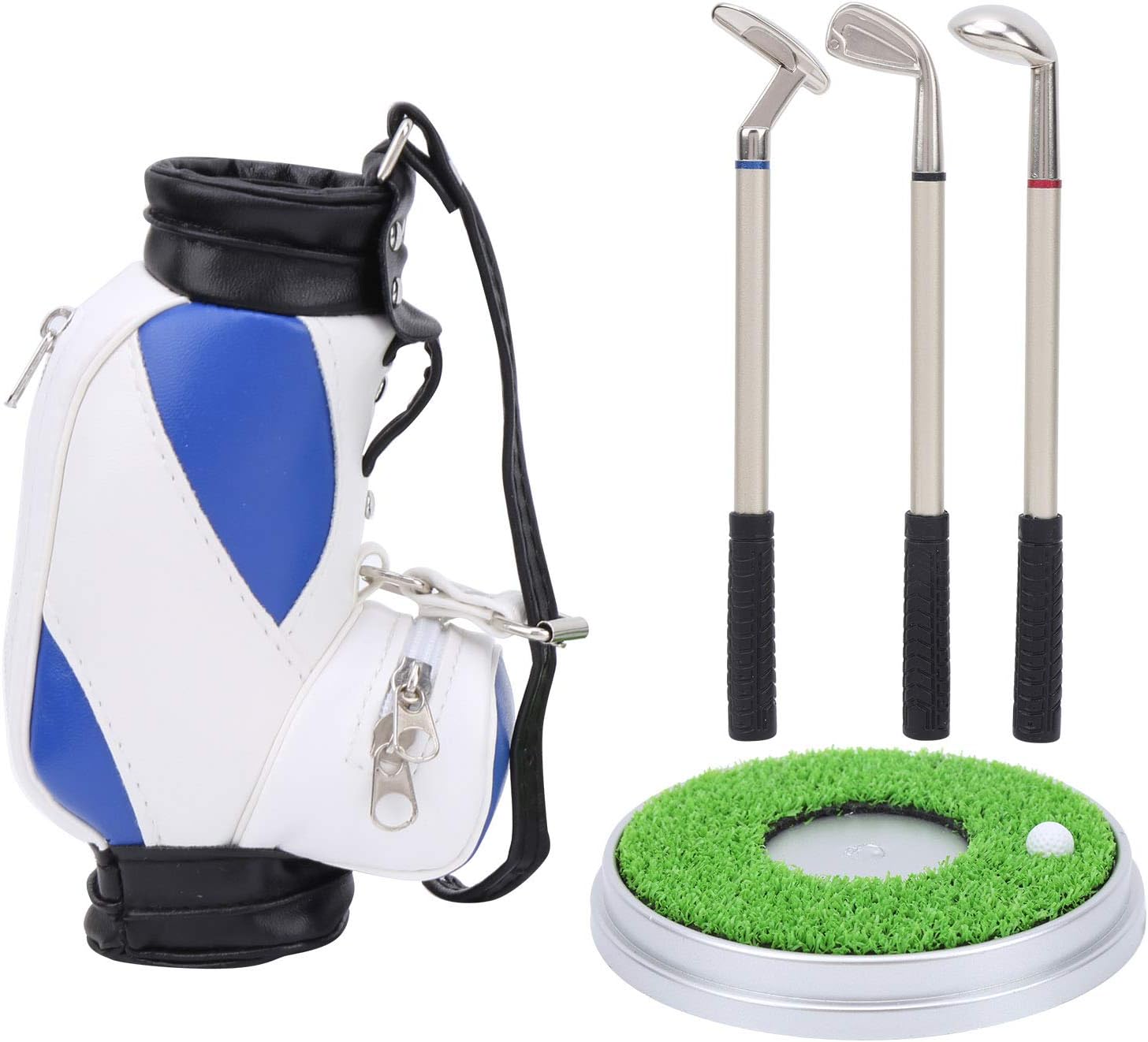 Amazon.com : Keenso Desktop Golf Pen Set, Mini Desktop Golf Pen Holder ...
