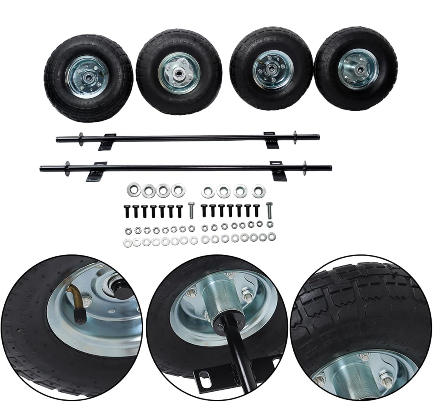 Be Pressure Er 6500 W Generator Wheel Kit Generator Wheel Kit Assembly