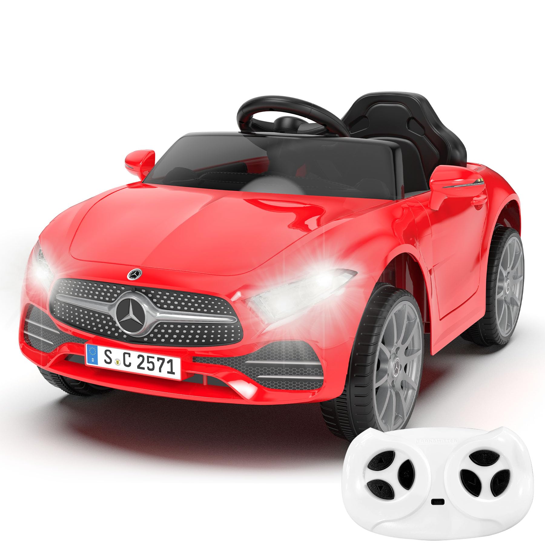 Amazon.com: 12V Kids Ride On Car with 2.4G Remote Control,Battery ...