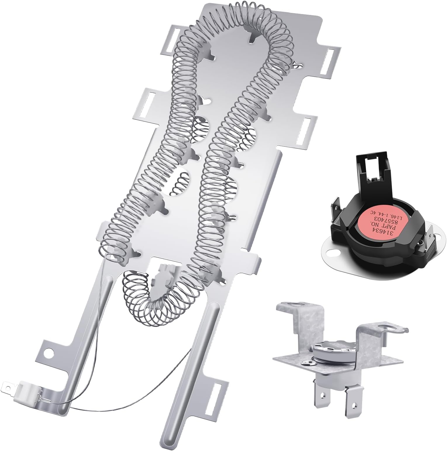 Amazon.com: 8544771 Dryer Heating Element Replaces Maytag Whirlpool ...