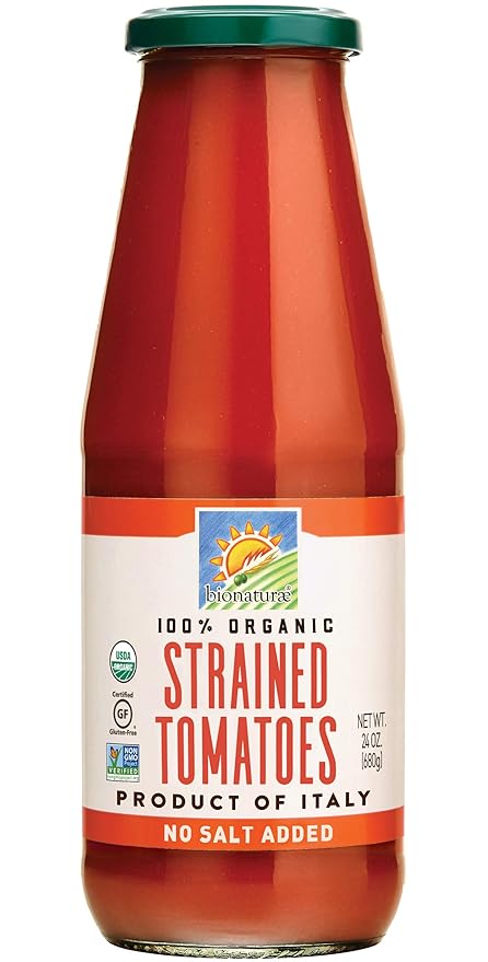 Amazon.com : Bionaturae Tomatoes Strained | Organic Strained Tomatoes ...