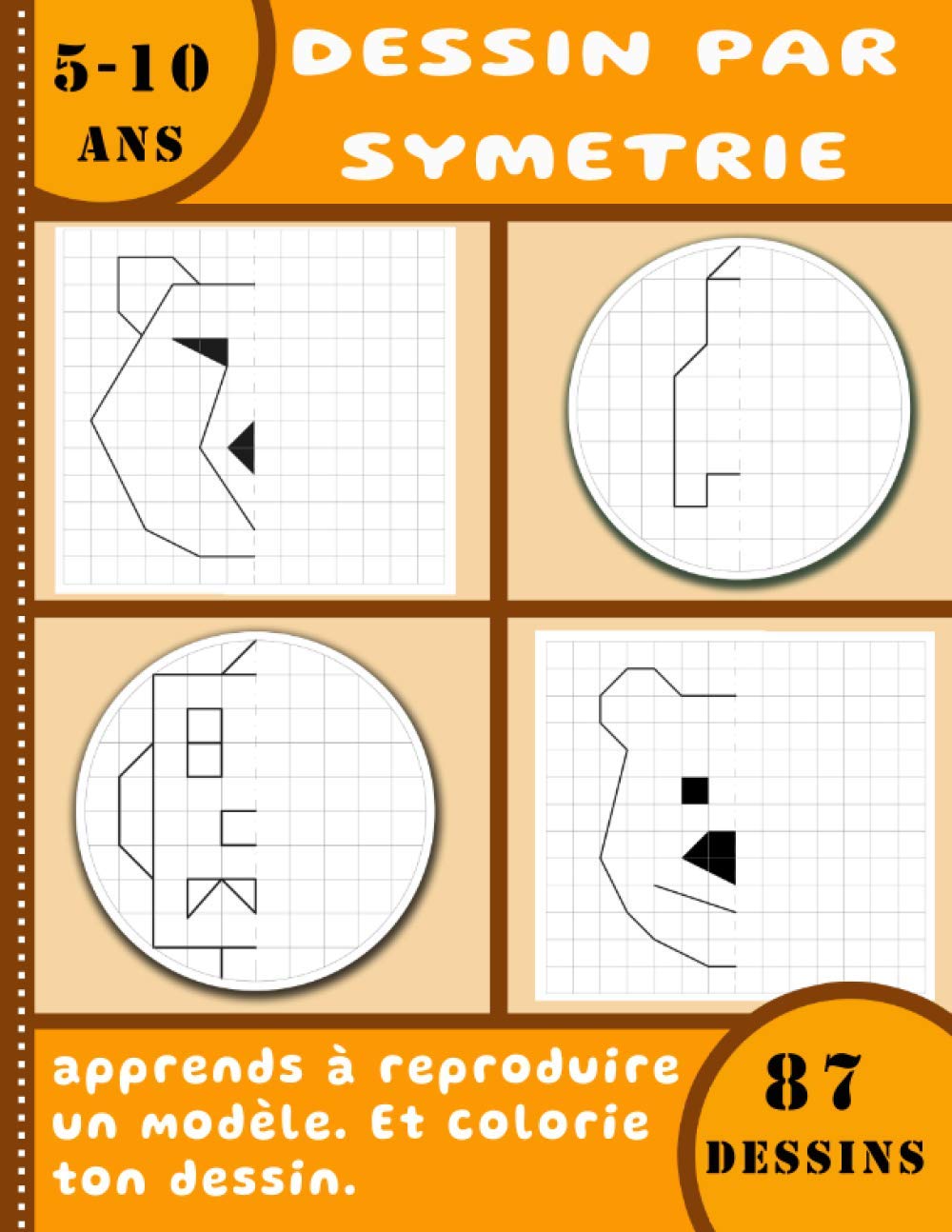 Dessin par symétrie – Apprends à reproduire un modèle – Et colorie ton ...