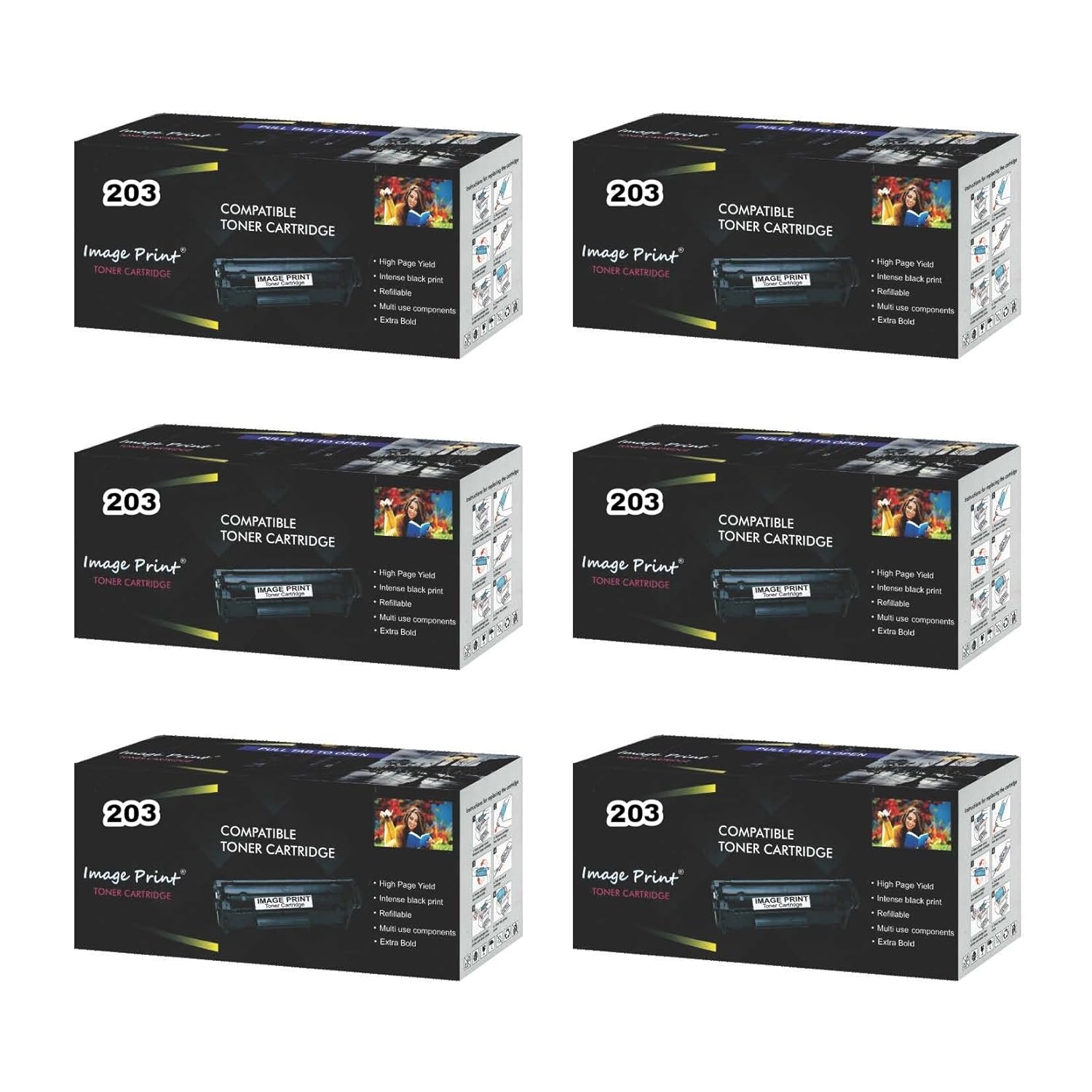 Image Print 203 Toner Cartridge for Samsung MLT-D203L for Use in SL ...