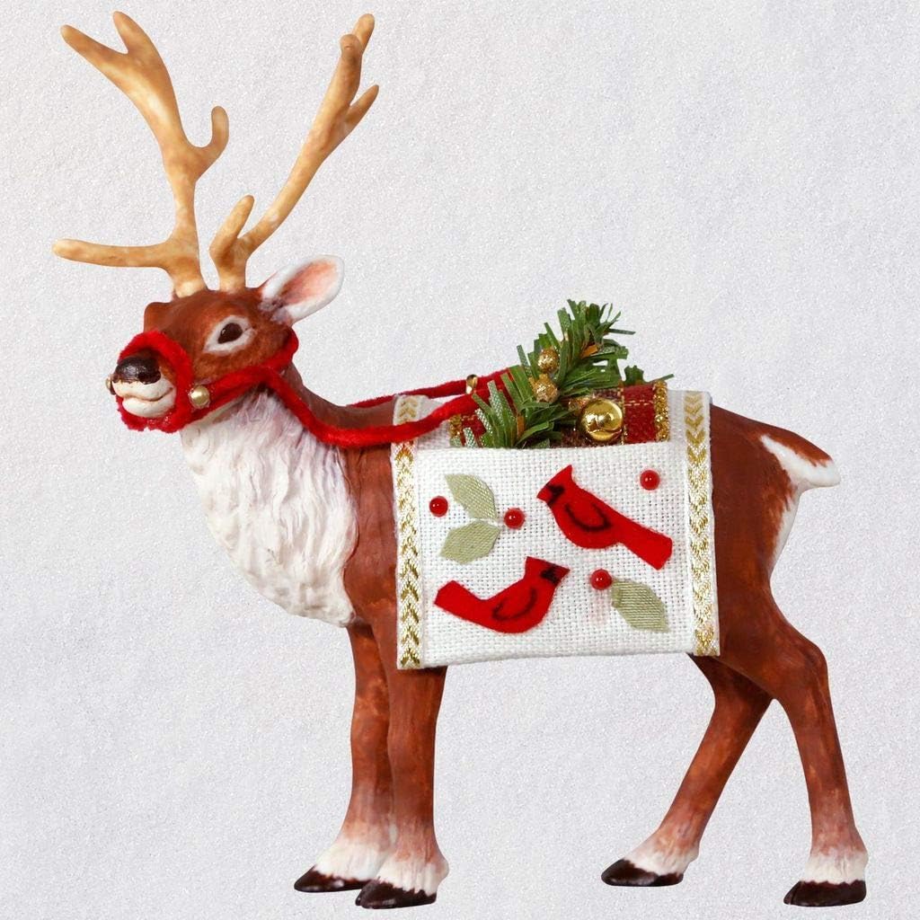Amazon.com: Hallmark Keepsake Father Christmas's Reindeer Limited ...