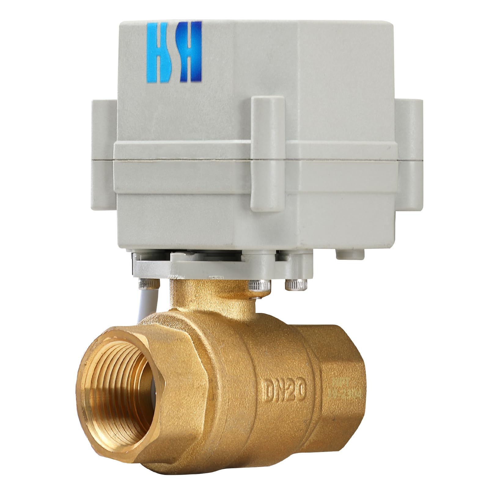 Amazon.com: HSH-Flo 3/4 inch 110-230VAC Brass 2 Way NPT Normally Closed ...