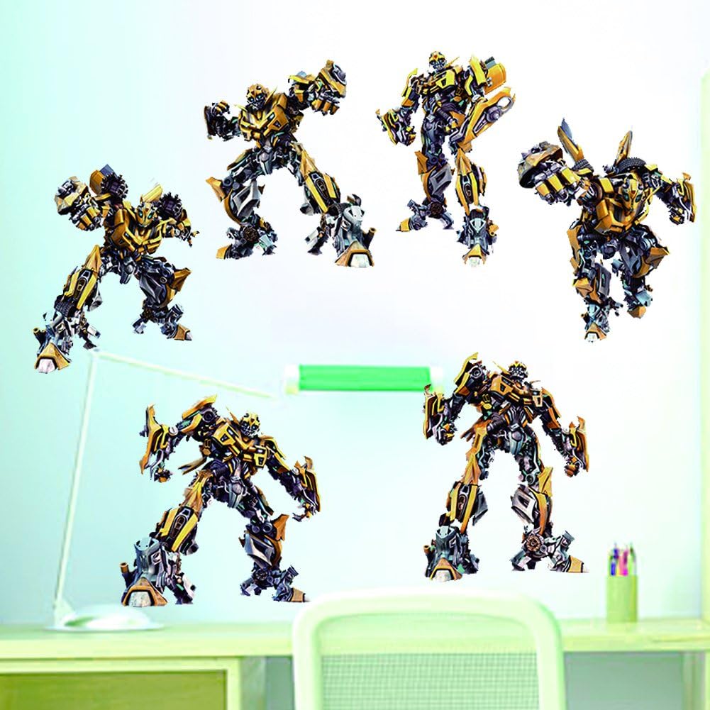 Amazon.com: Zooarts Movie Transformers Bumblebee Removable Vinyl Wall ...